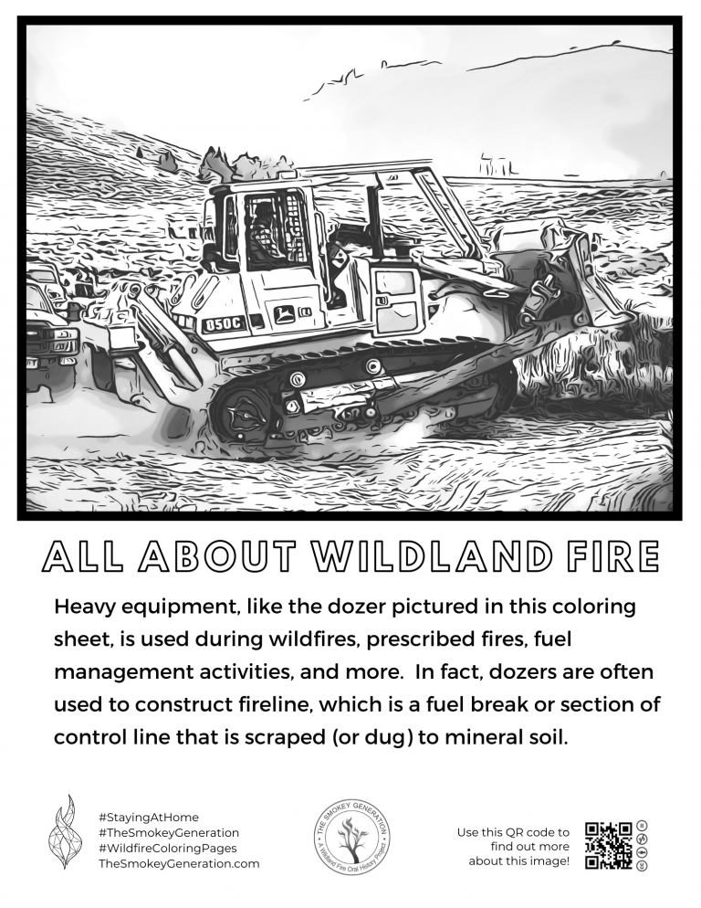 Wildland Fire Coloring Sheets